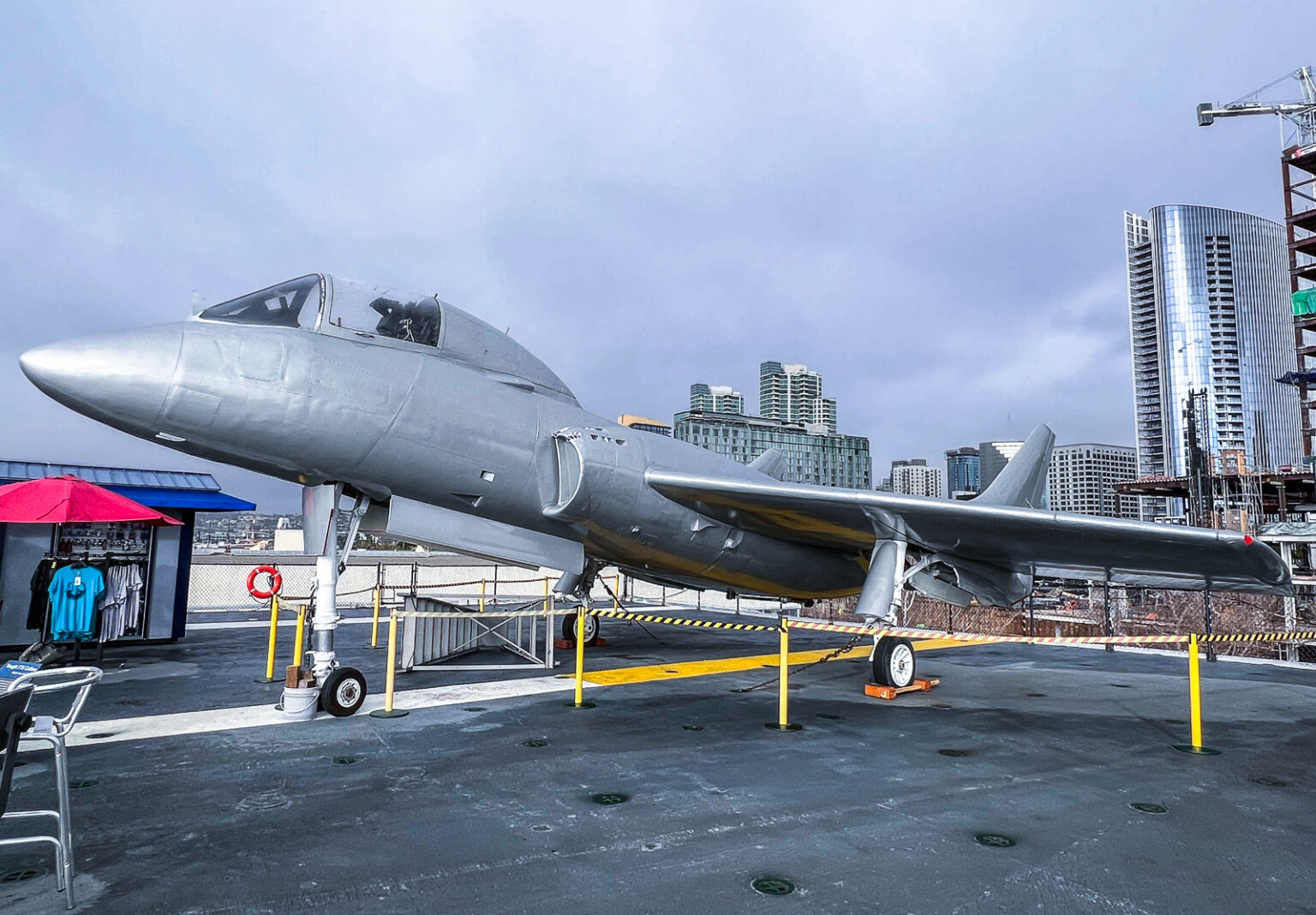 Rare F7U Cutlass Goes on Display at USS Midway Museum