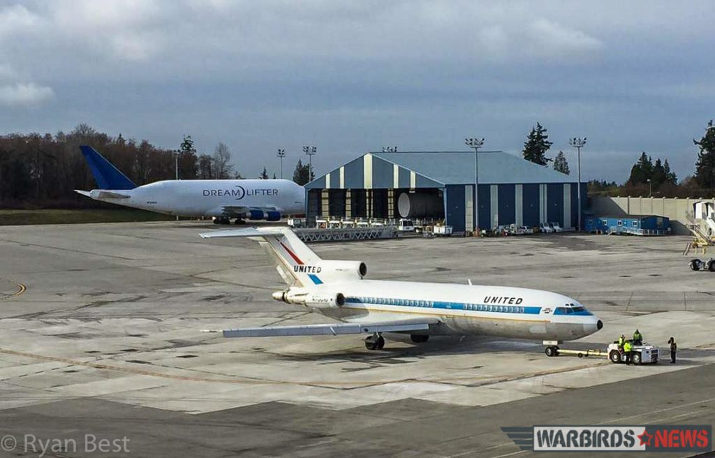 Boeing 727 Prototype Makes her Final Flight and enters Museum of Flight
