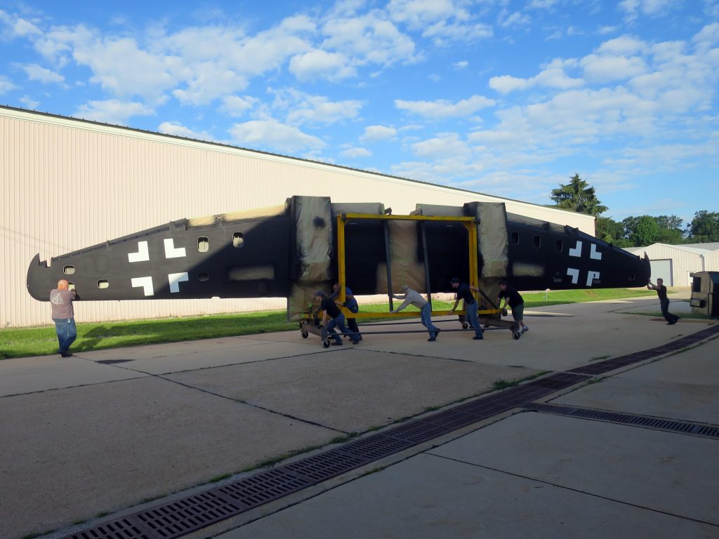 NASM's Heinkel He-219 restoration nears completion.