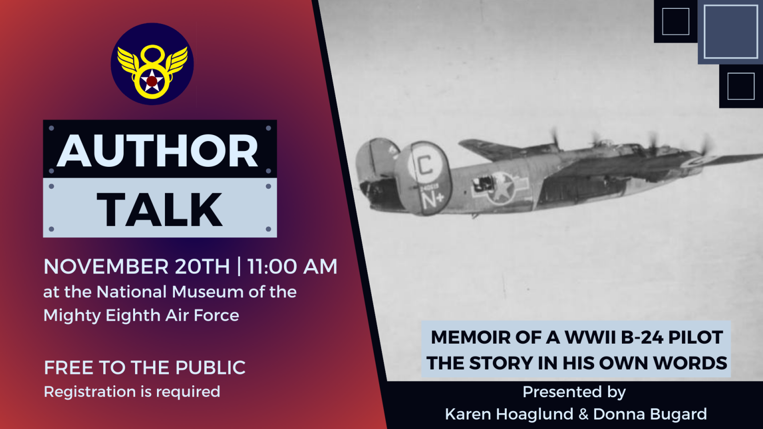 Author Talk: Memoir of a WWII B-24 Bomber Pilot - Vintage Aviation News