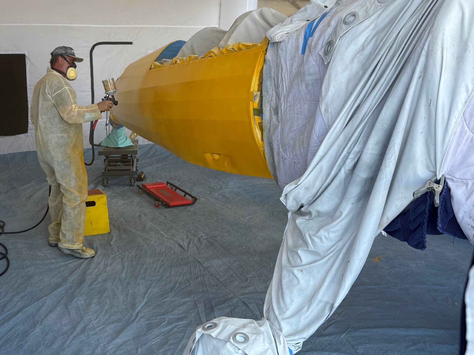 CAF Airbase Georgia Advances Restoration of Navy Stearman N2S-2 ...