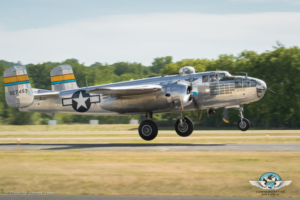 CAF Minnesota Wing B-25 "Miss Mitchell" To Visit Bemidji, MN for Father's Day