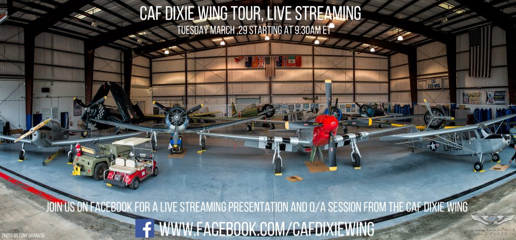 LIVE Streaming Presentation from the CAF Dixie Wing
