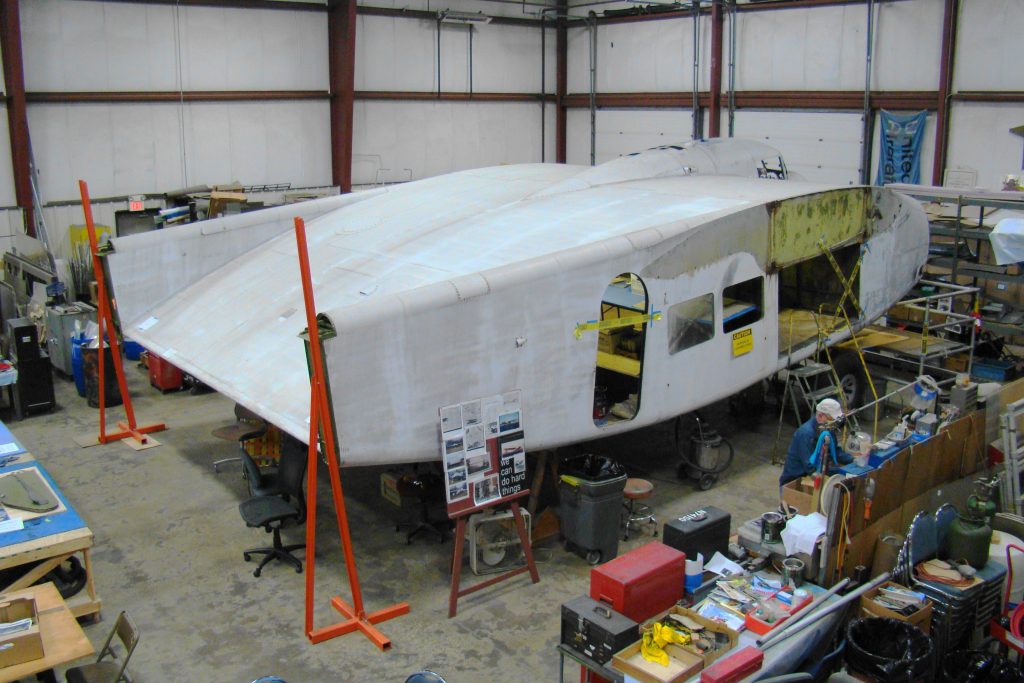 New England Air Museum Burnelli CBY-3 Loadmaster Restoration Update