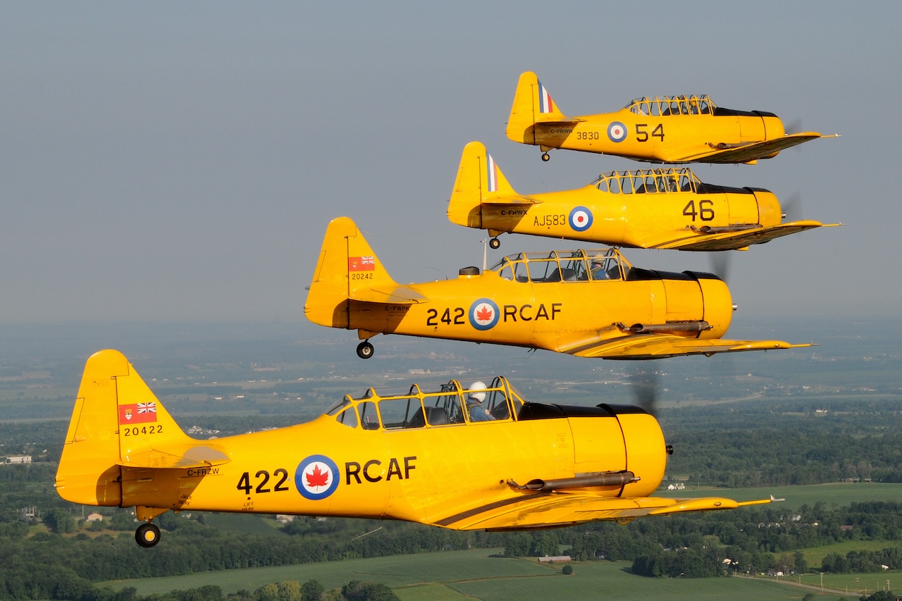 Canadian Harvard Aircraft Association Marks 40 Years of Honoring ...