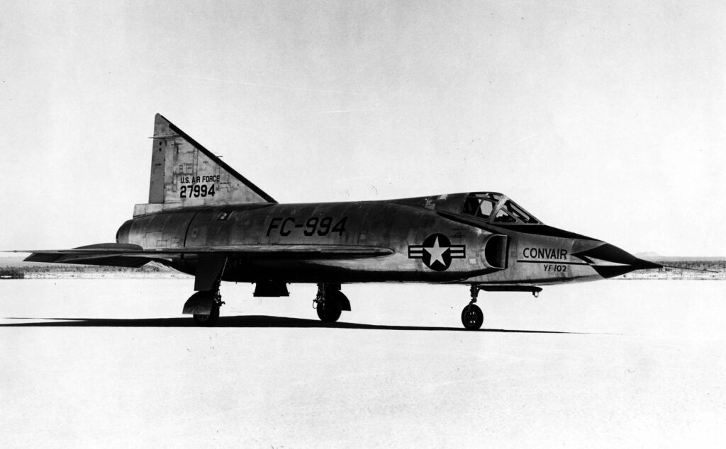 This Day in Aviation History: First Flight of The YF-102 Delta Dagger