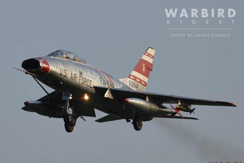 Dean Cutshall’s F-100 Attending AirVenture 2022