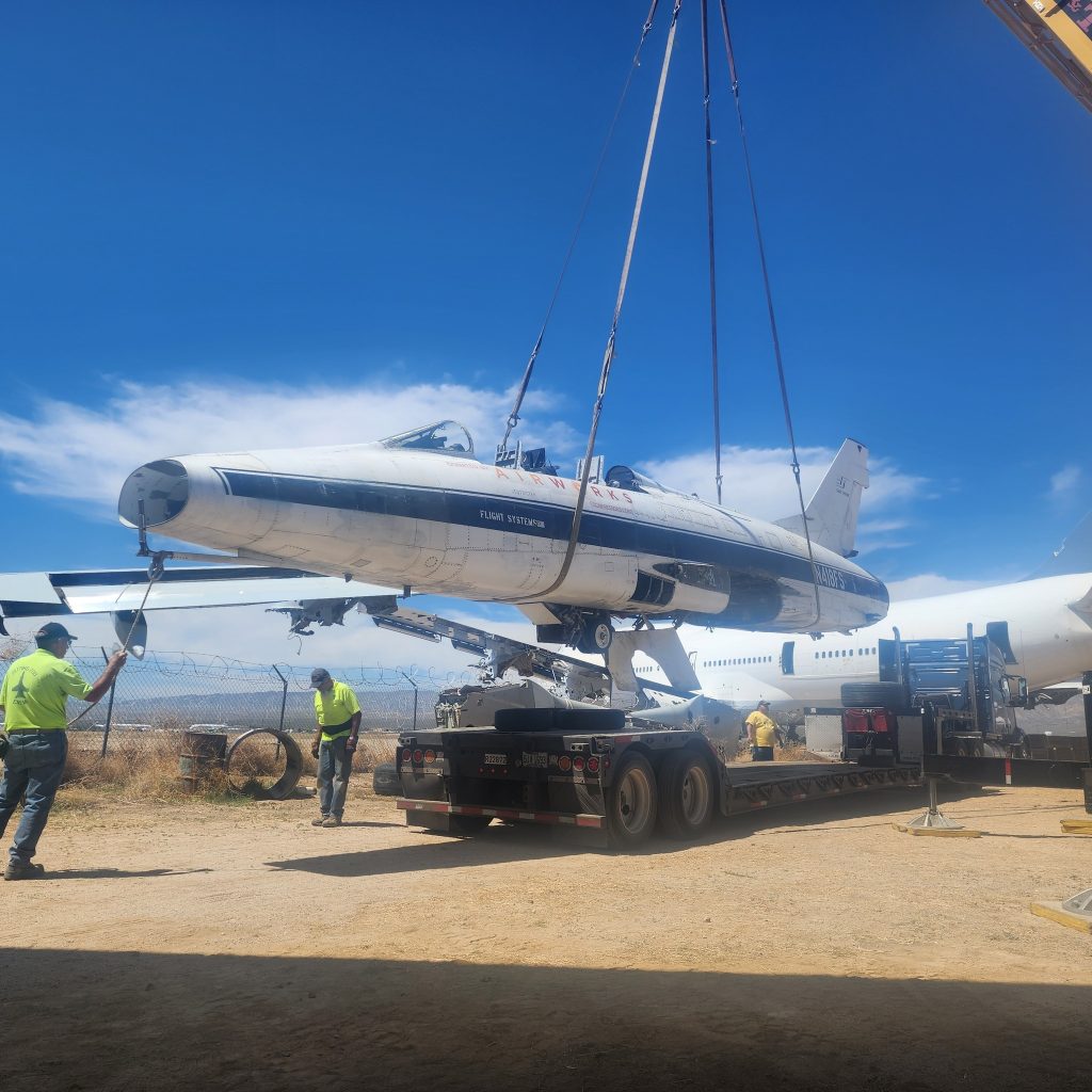 Airworks Donates Historic North American F-100F Super Sabre to Fort ...