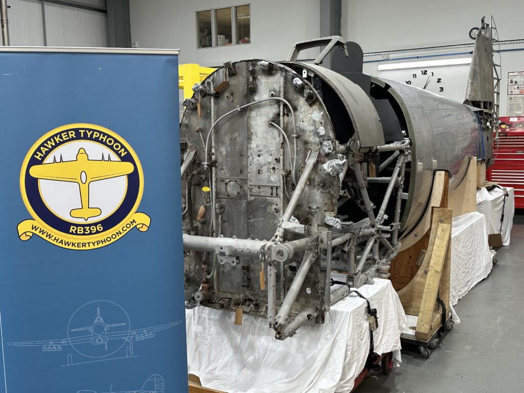 Hawker Typhoon Preservation Group Achieves Major Milestone - Vintage ...