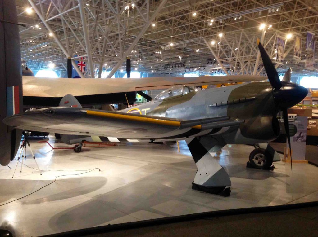D-Day Commemoration: RAF Museum WWII Typhoon Now on Display at Canada ...