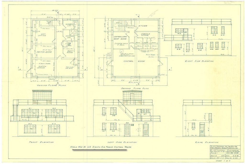 8th Air Force Control Tower Planned at Mid-Atlantic Air Museum