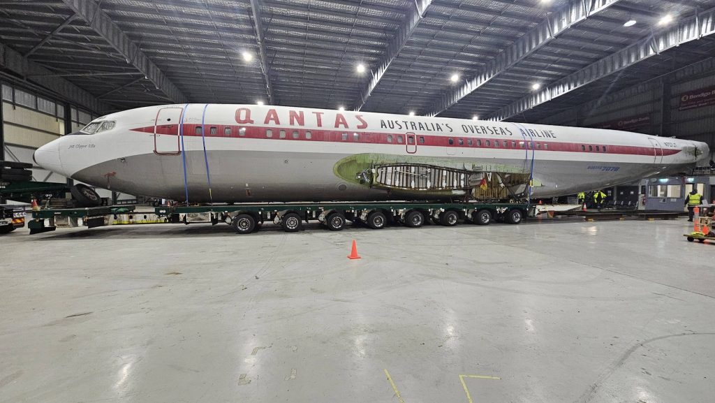 John Travolta’s Former Boeing 707 Arrives at Australia’s HARS Aviation ...