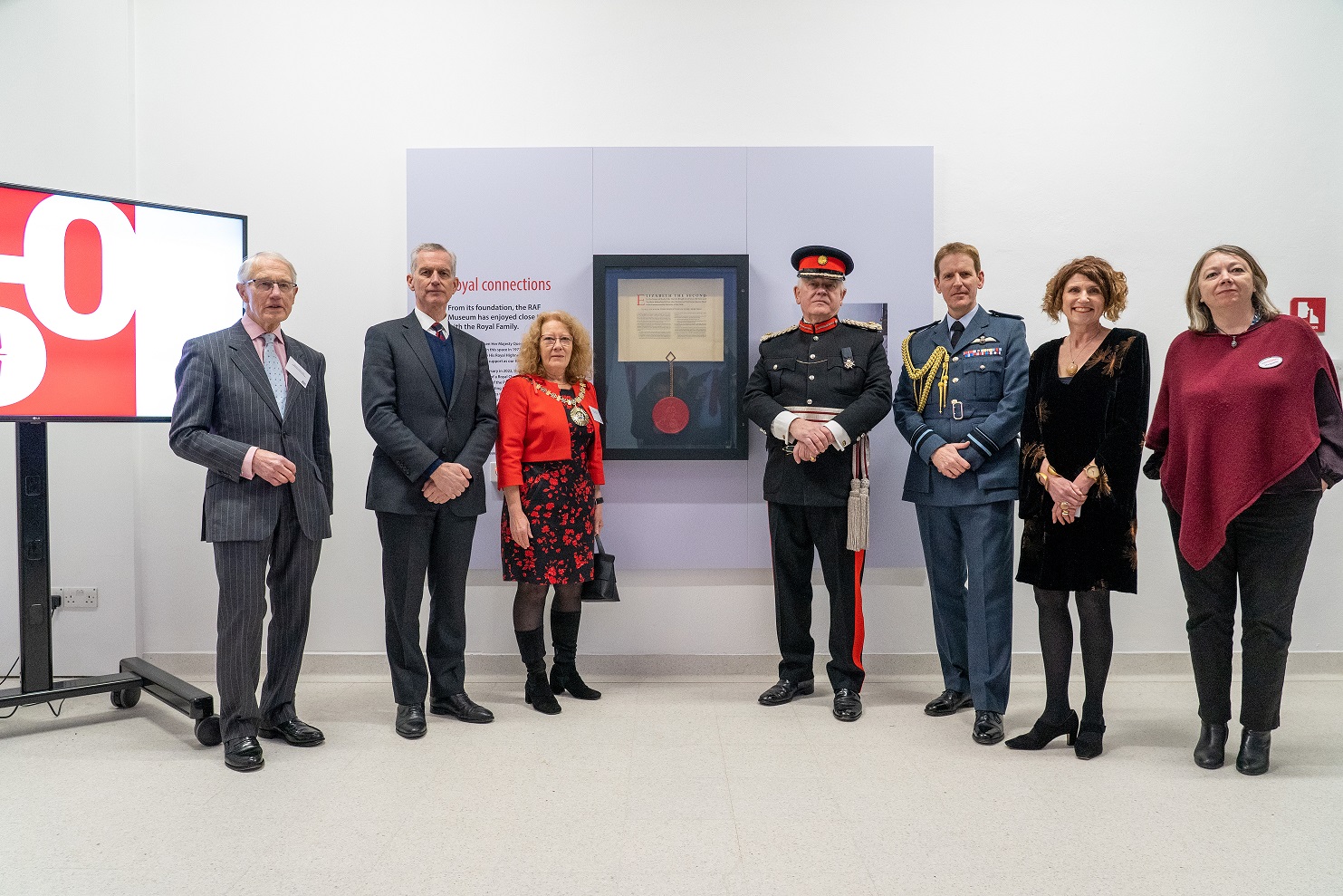 RAF Museum Unveils Royal Charter as Part of 50th Birthday Celebrations