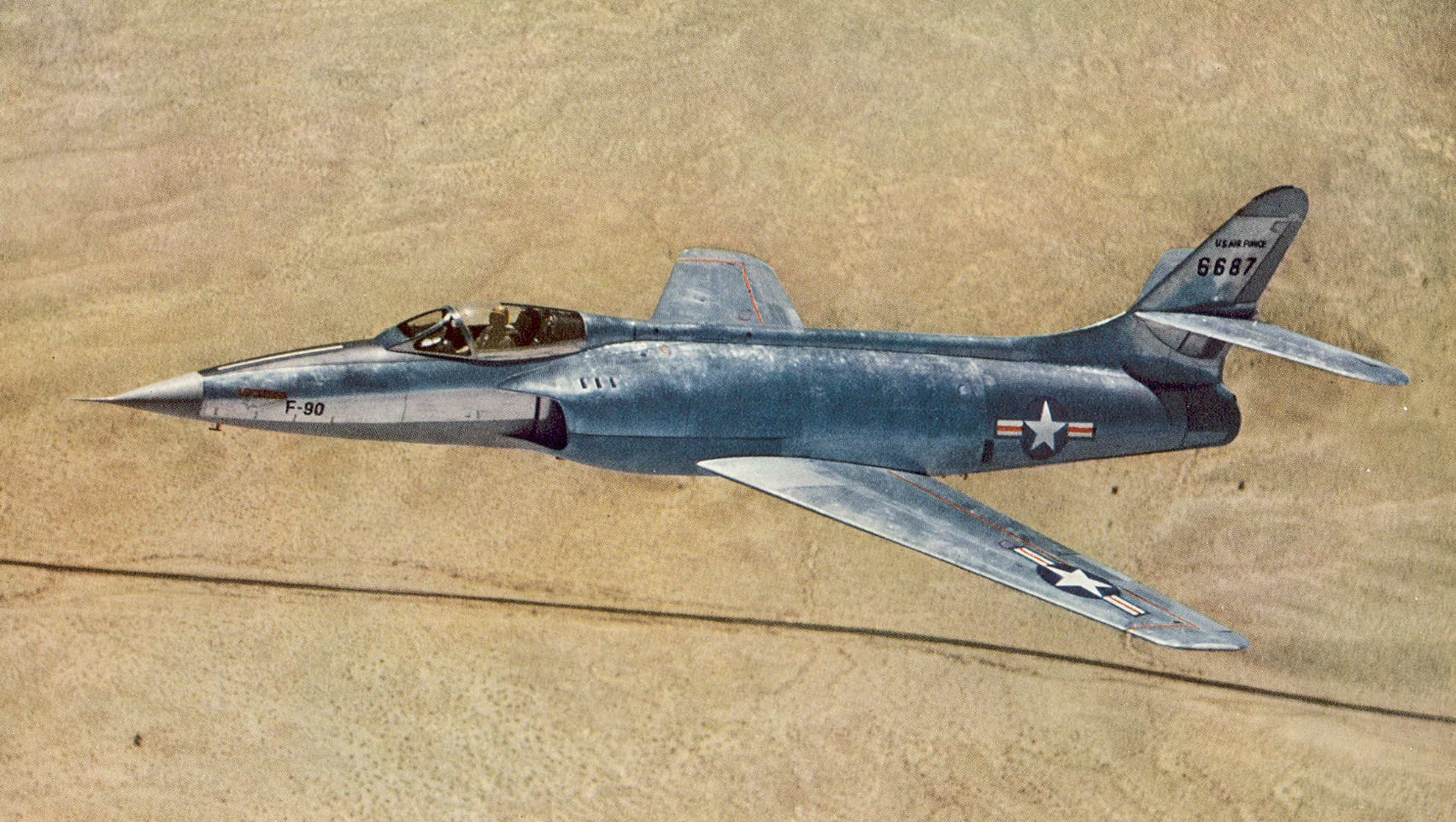 Today in Aviation History: First Flight of the Lockheed XF-90 - Vintage ...