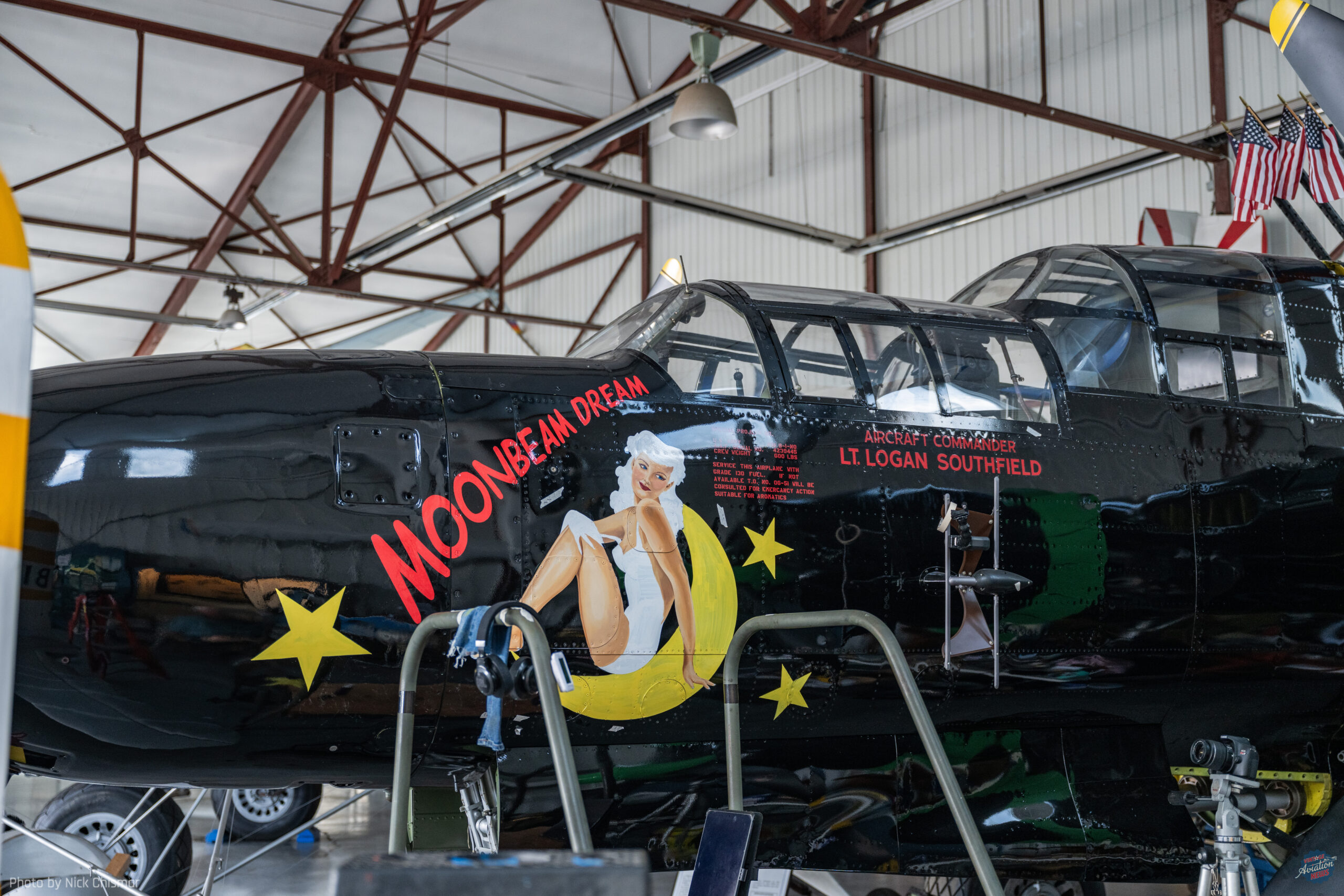 MAAM P-61 Gets Nose Art – Introducing “Moonbeam Dream” - Vintage ...