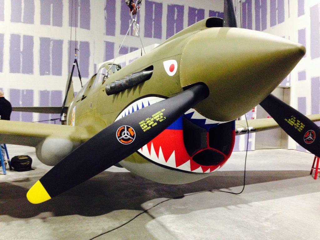 Freshly Restored P-40 Goes on Display in New Orleans