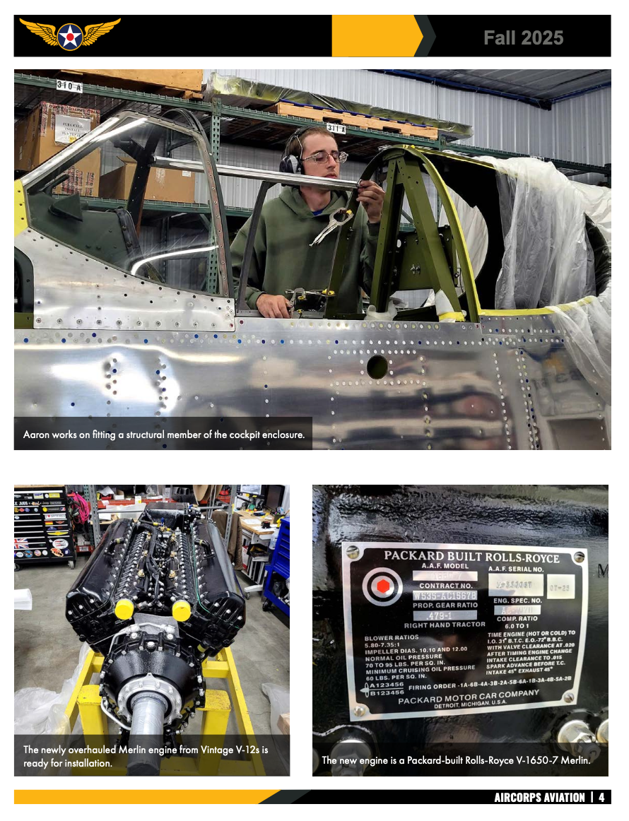 P-51B Mustang ‘Shillelagh’ - Fall Update - Vintage Aviation News