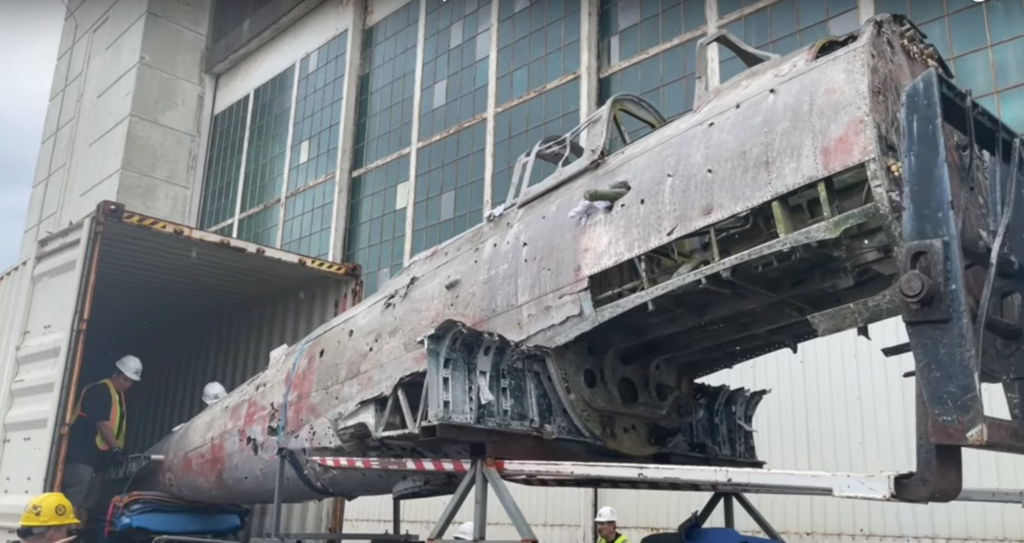 Ultra-Rare Aichi Val Dive Bomber Arrives at Pearl Harbor Aviation Museum