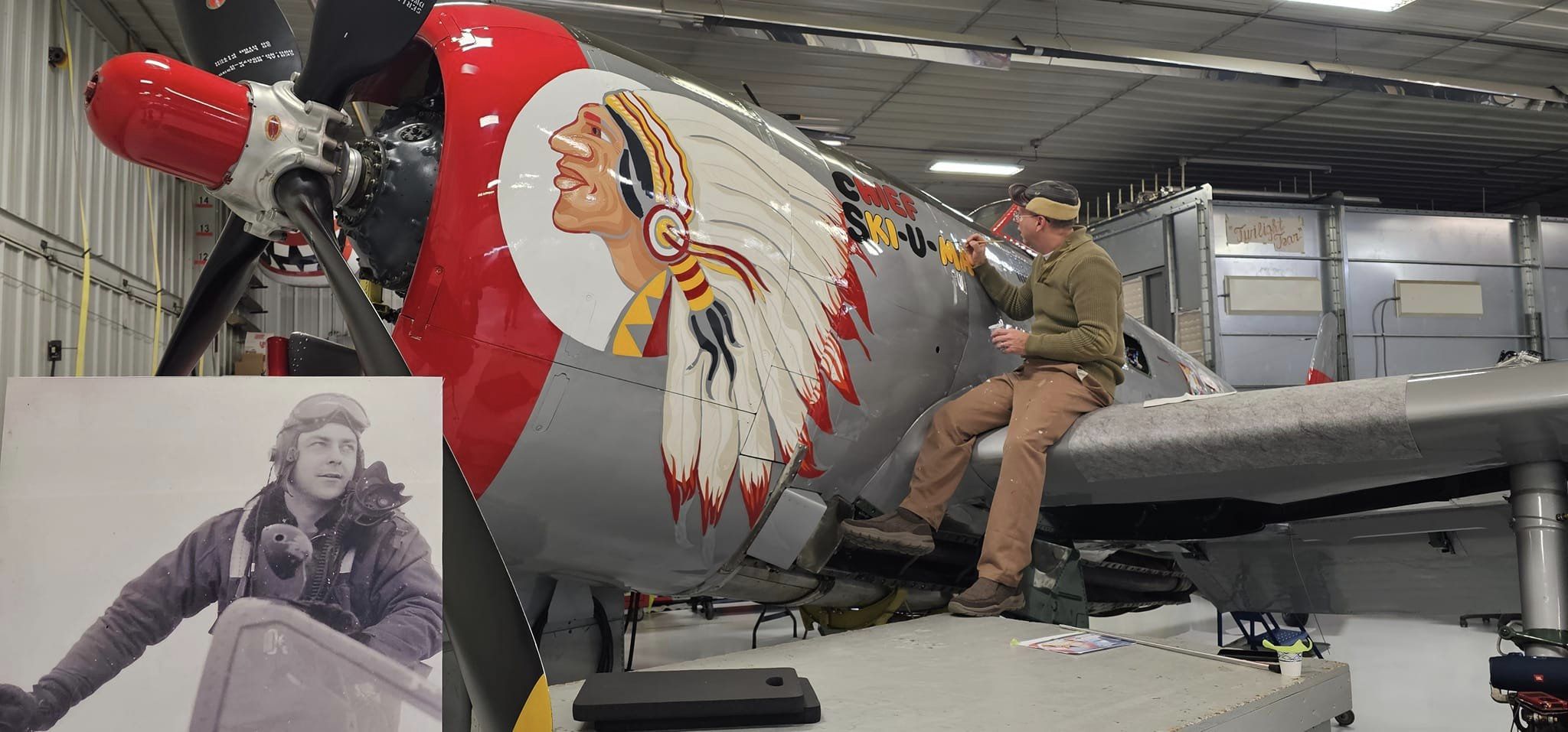 Recreating History For The Fagen Fighters P-47 Thunderbolt