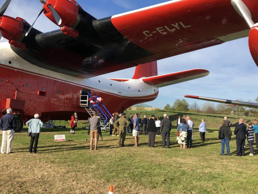 Ribbon Cutting Celebration For The Hawaii Martin Mars Water Bomber ...