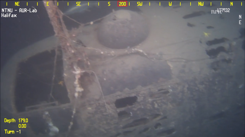 Handley Page Halifax discovered off the Norwegian coast.