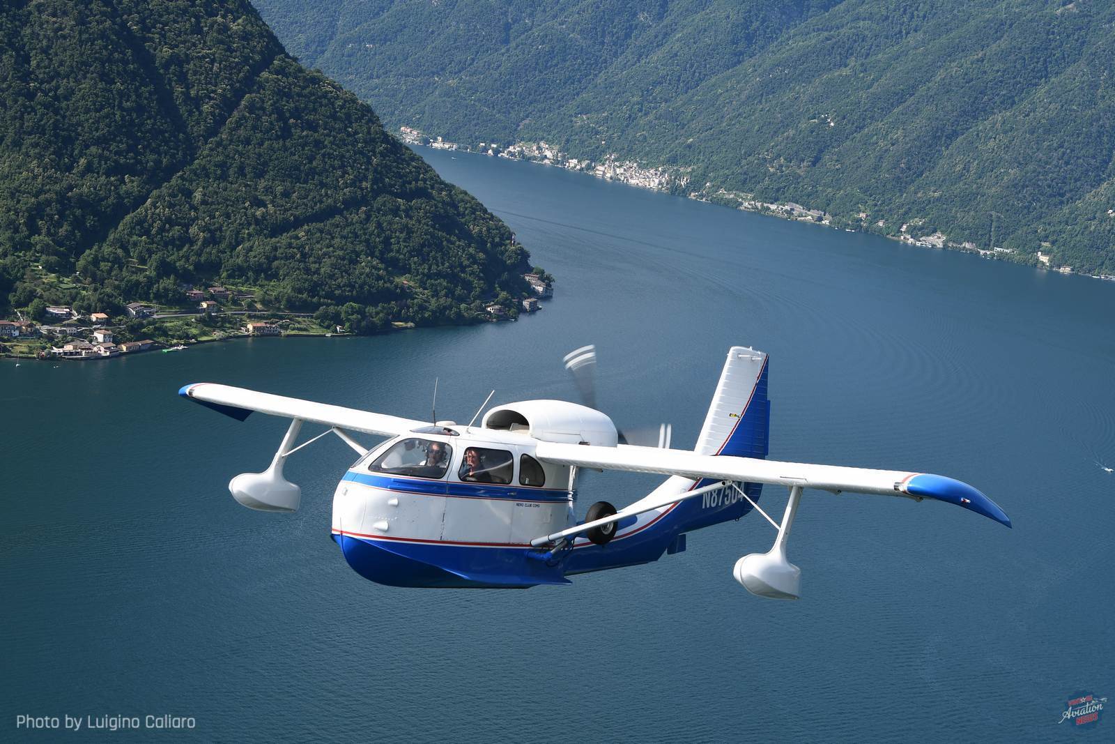 The Republic Seabee Over Lake Como: An Amphibian’s Journey Through Time ...