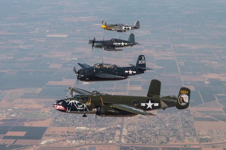 Texas Flying Legends Museum Warbirds Flying at Edwards Air Force Base