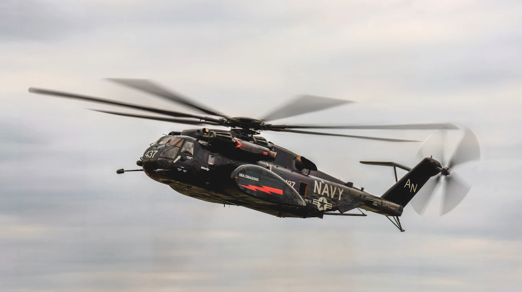 Valiant Air Command Welcomes MH-53E Sea Dragon Helicopter - Vintage ...