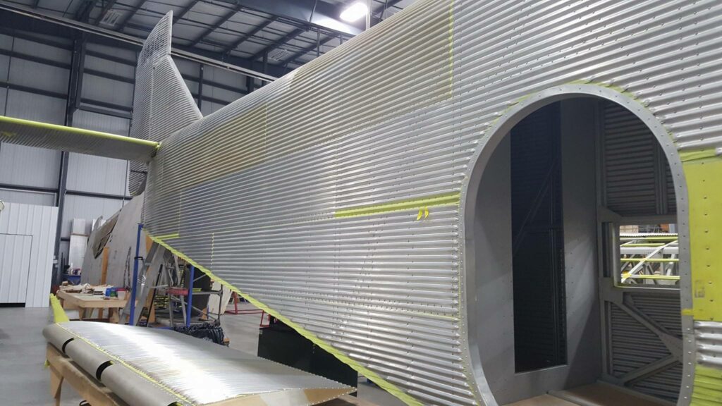 Ford Trimotor Under Restoration at The Liberty Aviation Museum ...