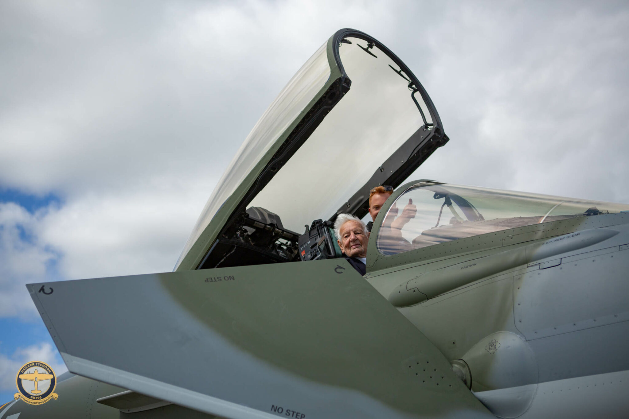 Typhoon Pilot Meets Typhoon Pilot - Vintage Aviation News